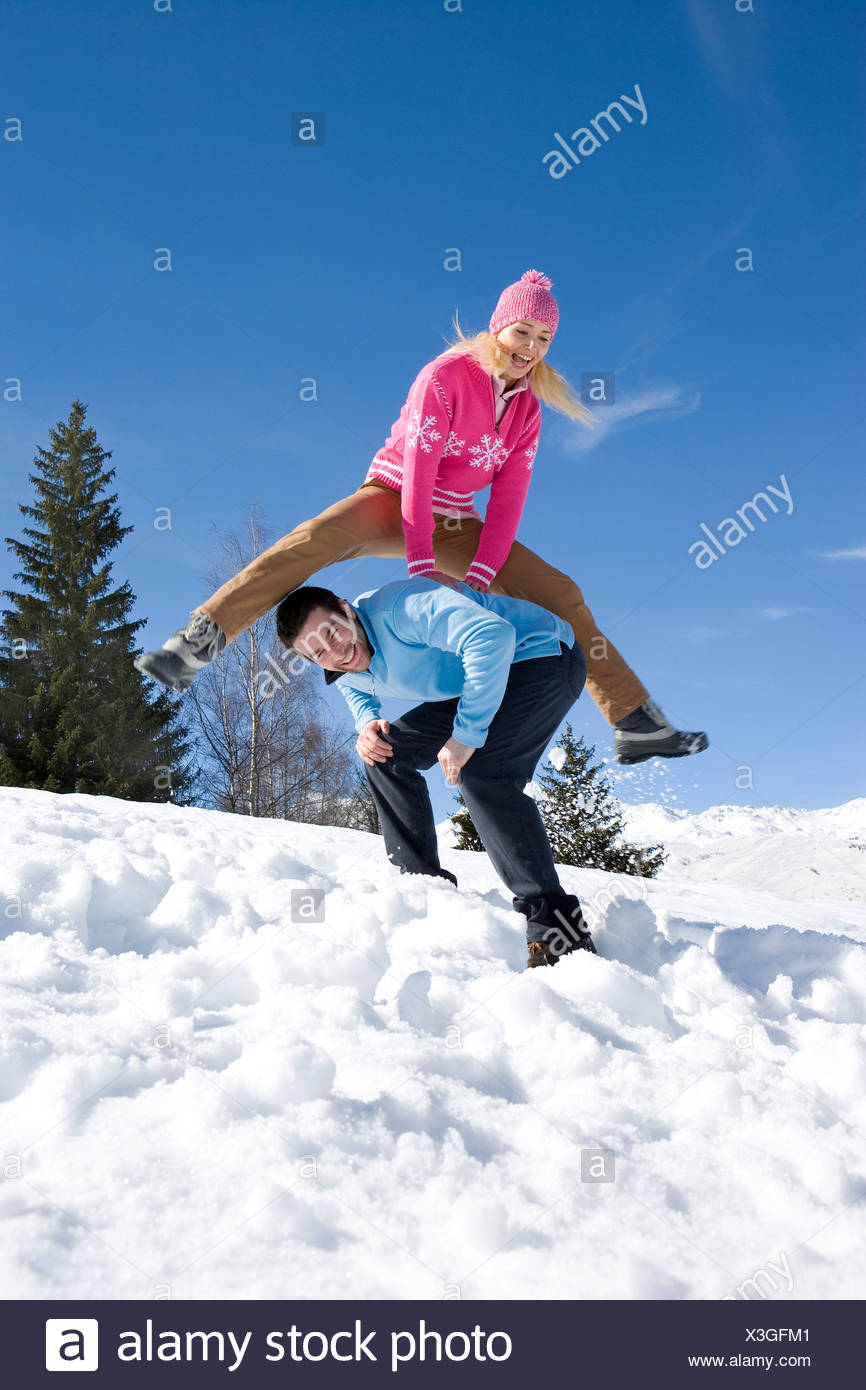 Young Woman Bending Over Outdoors Stock Photos & Young Woman Bending ...