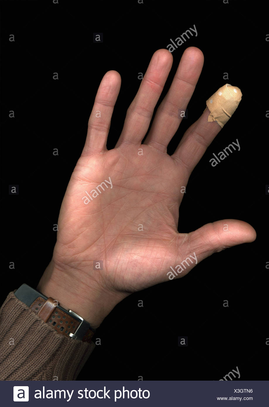 Finger Injury Plaster High Resolution Stock Photography and Images - Alamy