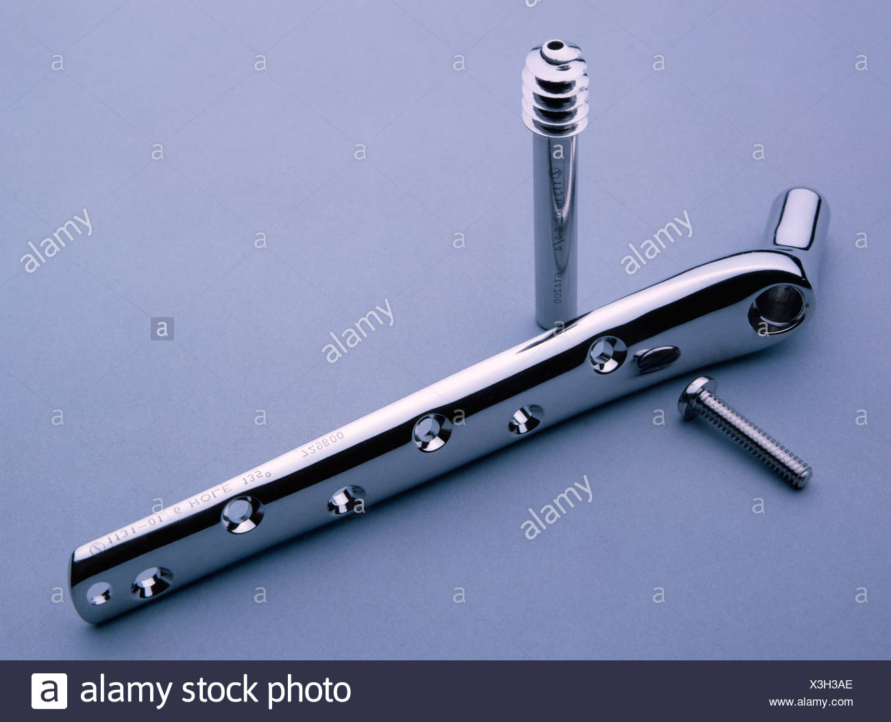 Orthopedic Hip Plate And Bone Screw Stock Photos & Orthopedic Hip Plate ...