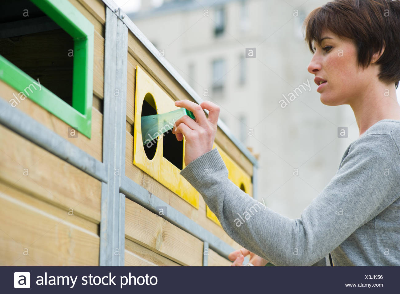 Person Recycling Bin High Resolution Stock Photography and Images - Alamy