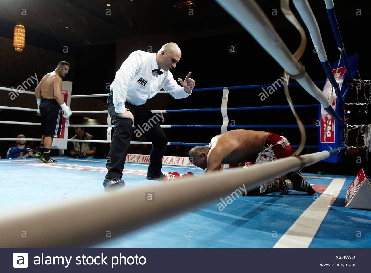 Boxing Referee Counting High Resolution Stock Photography and Images ...