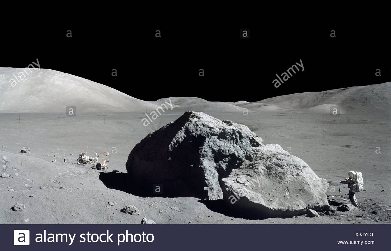 Apollo 17 Moon Landing Stock Photos & Apollo 17 Moon Landing Stock ...