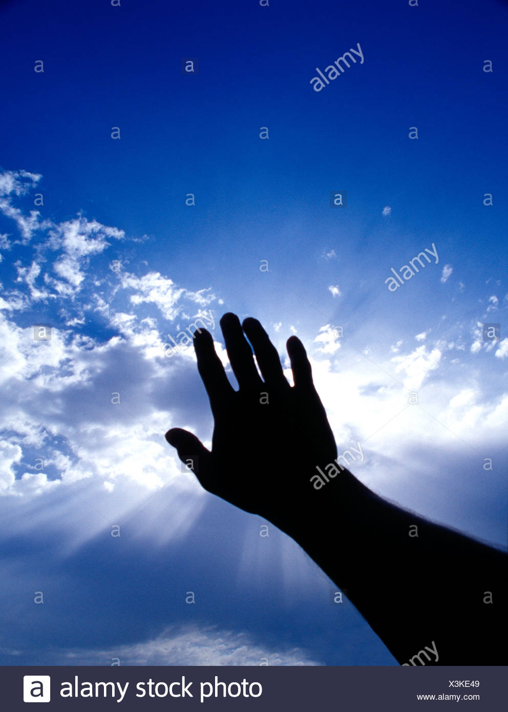 Hand Blocking Sun High Resolution Stock Photography and Images - Alamy
