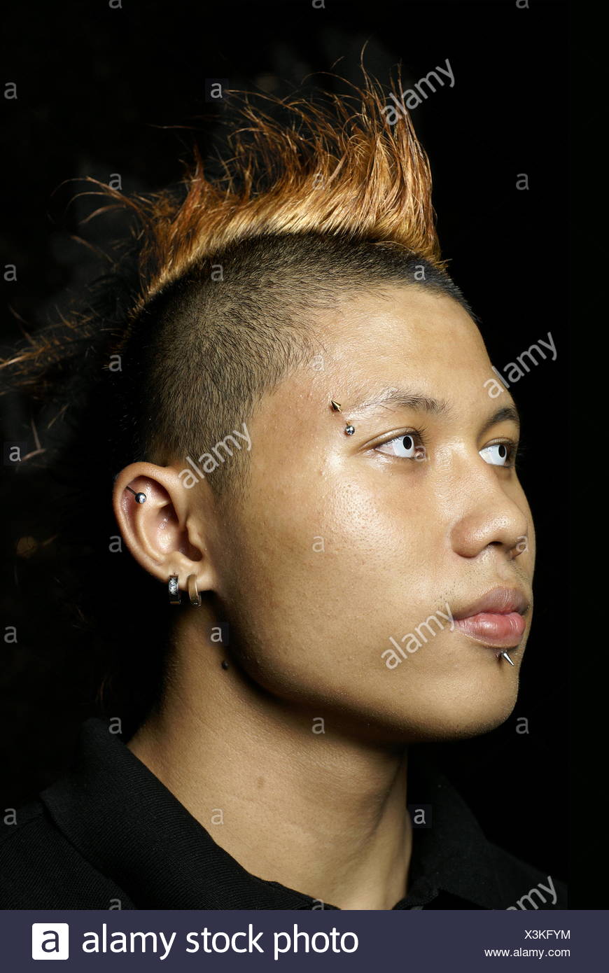 Mohawk Hair Man High Resolution Stock Photography and Images - Alamy