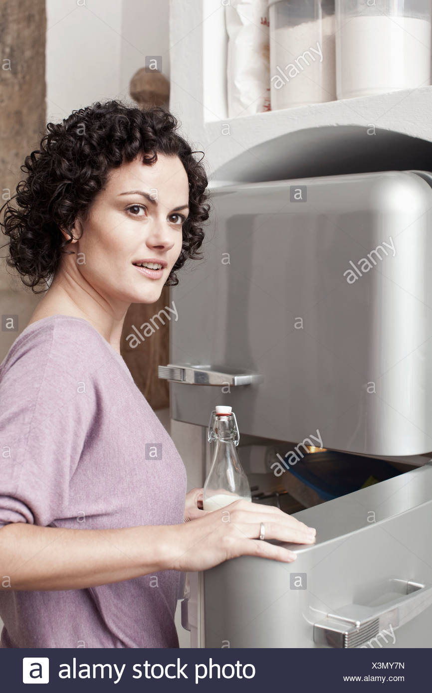 Milk In Fridge High Resolution Stock Photography and Images - Alamy