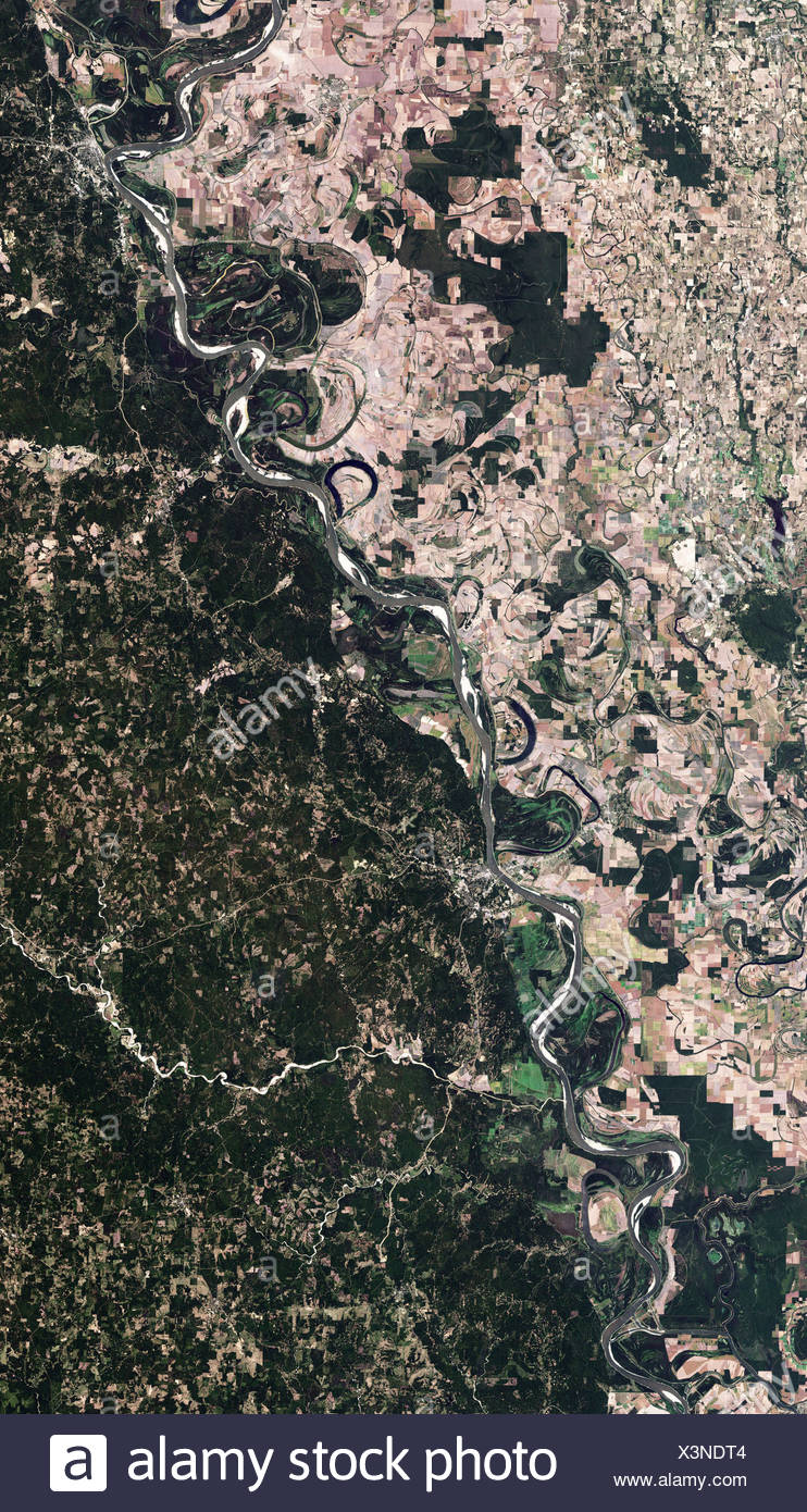 River Delta Satellite Stock Photos & River Delta Satellite Stock Images ...