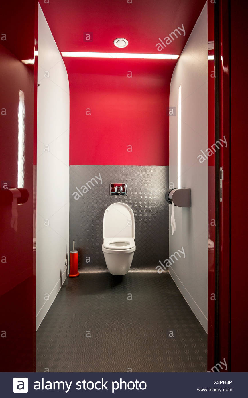 Modern Toilet Red High Resolution Stock Photography and Images - Alamy