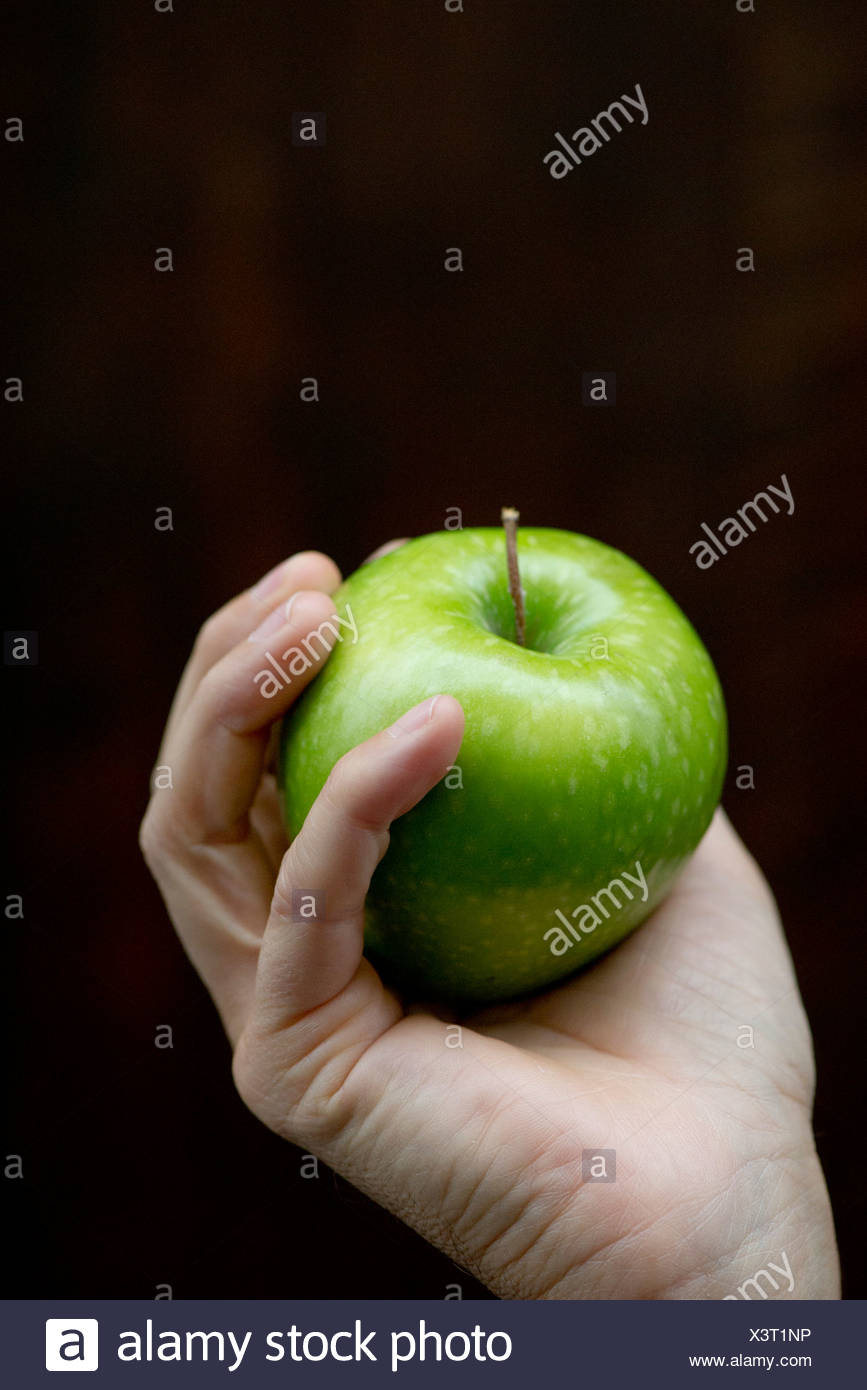 Hands Holding Apple High Resolution Stock Photography and Images - Alamy