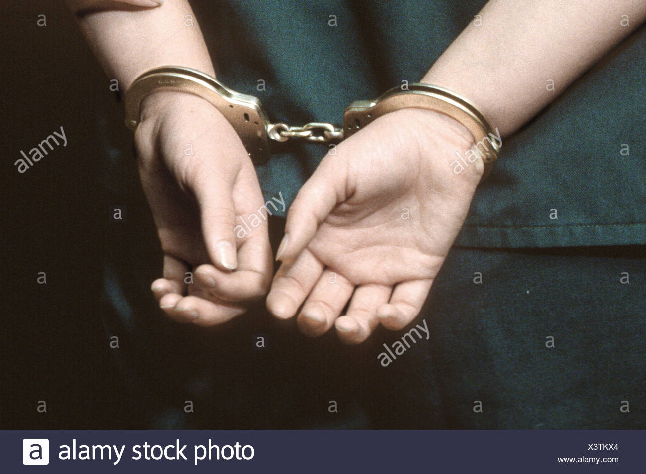 Female Prisoner And Handcuffs High Resolution Stock Photography and ...
