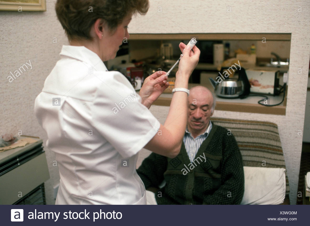Blood Test Elderly High Resolution Stock Photography and Images - Alamy