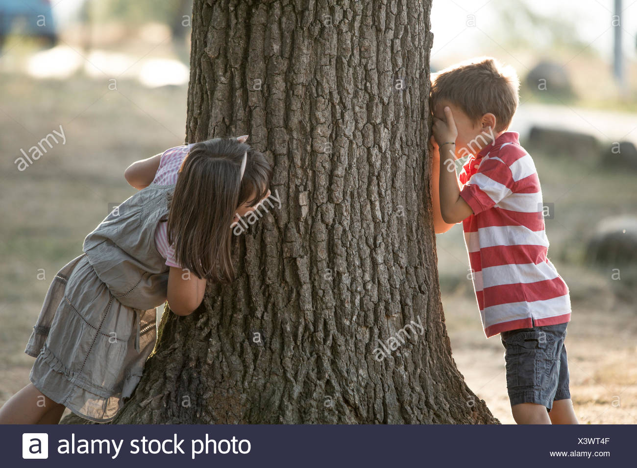 Hide And Seek With Friends Stock Photos & Hide And Seek With Friends Stock Images - Alamy