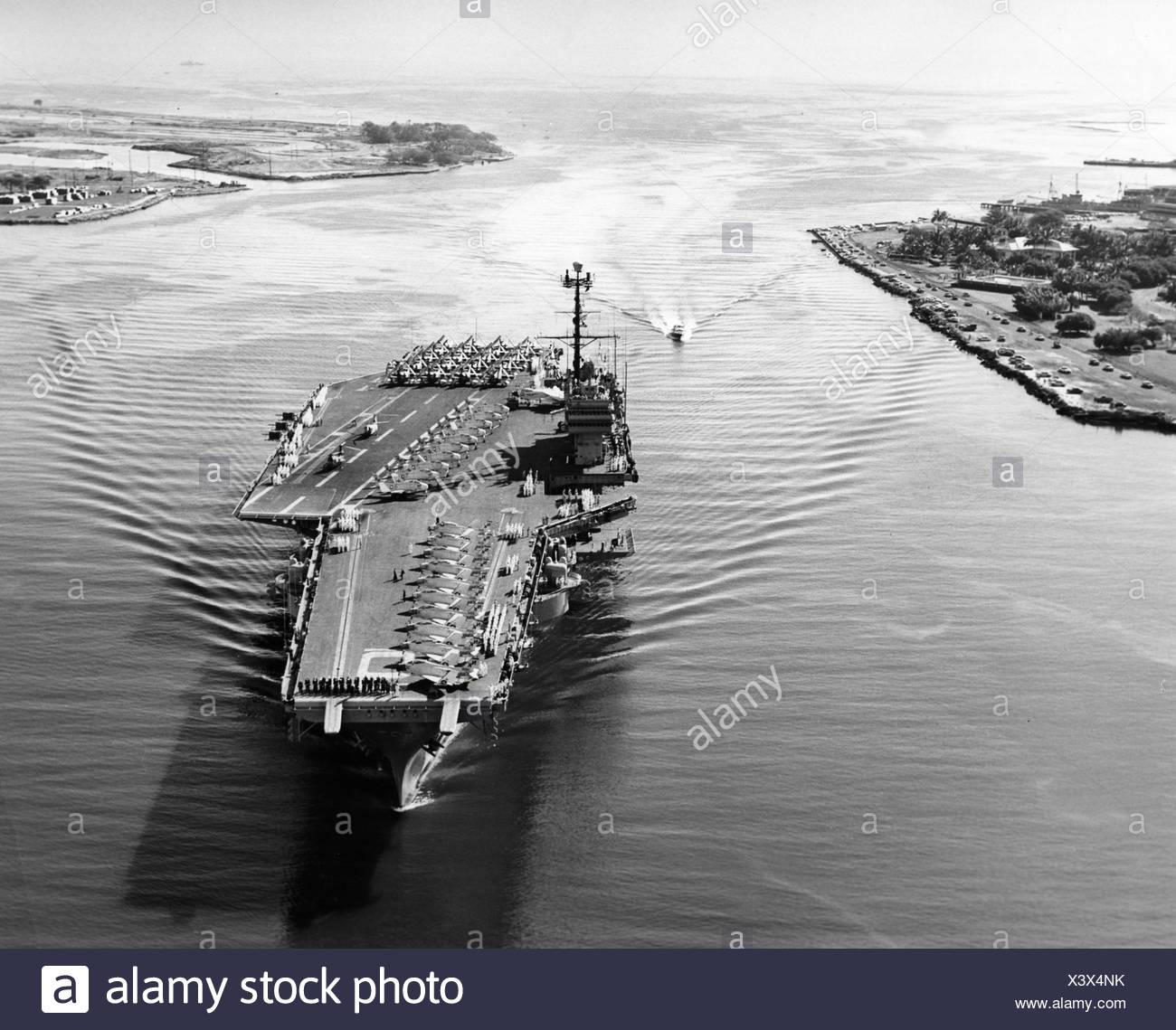 Aircraft Carrier Uss Ranger High Resolution Stock Photography and ...