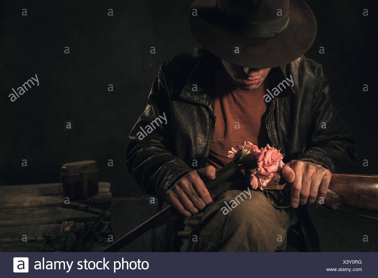 Cowboy With Rifle High Resolution Stock Photography and Images - Alamy