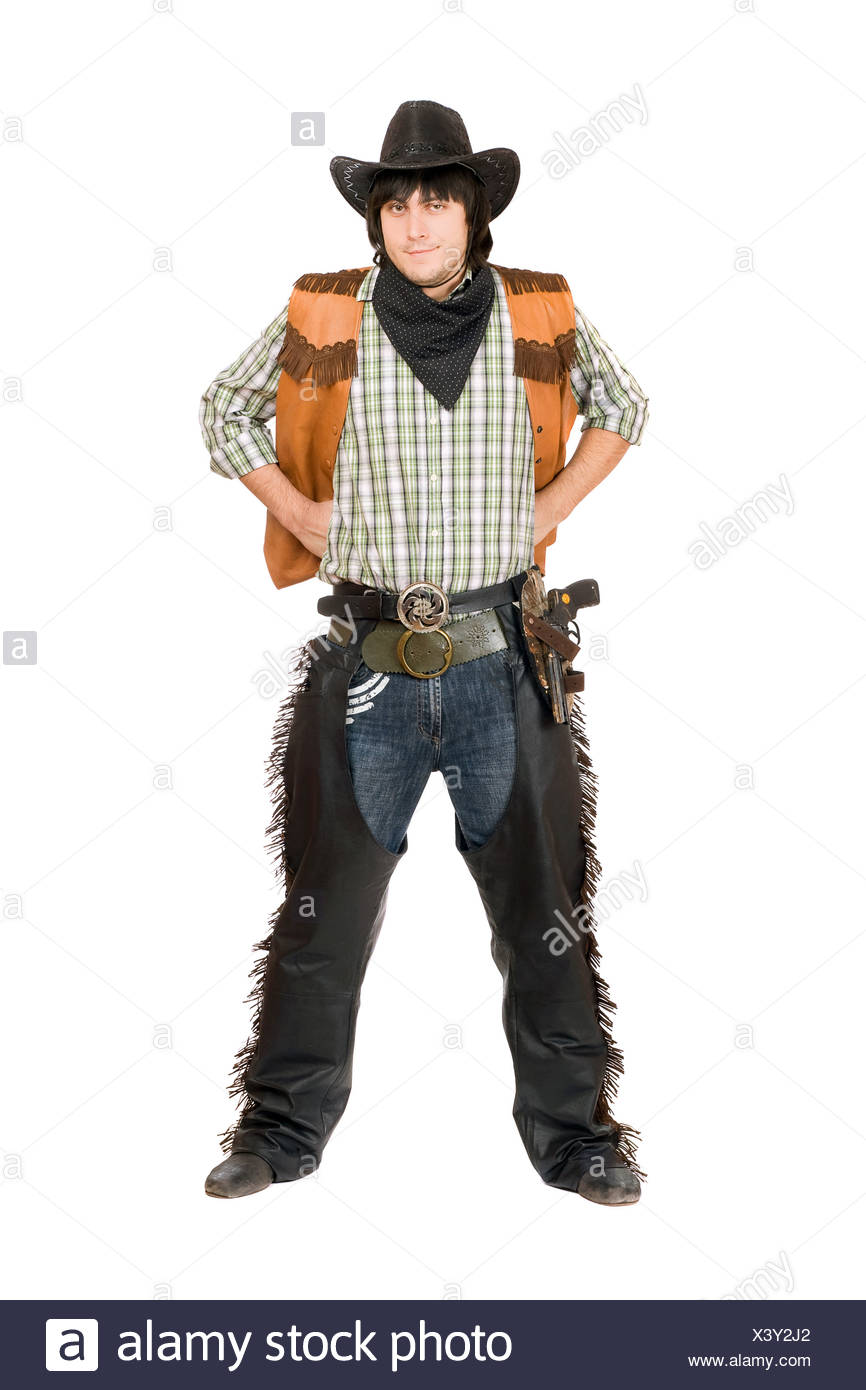 Vintage Cowboy Portrait Young Man High Resolution Stock Photography and ...