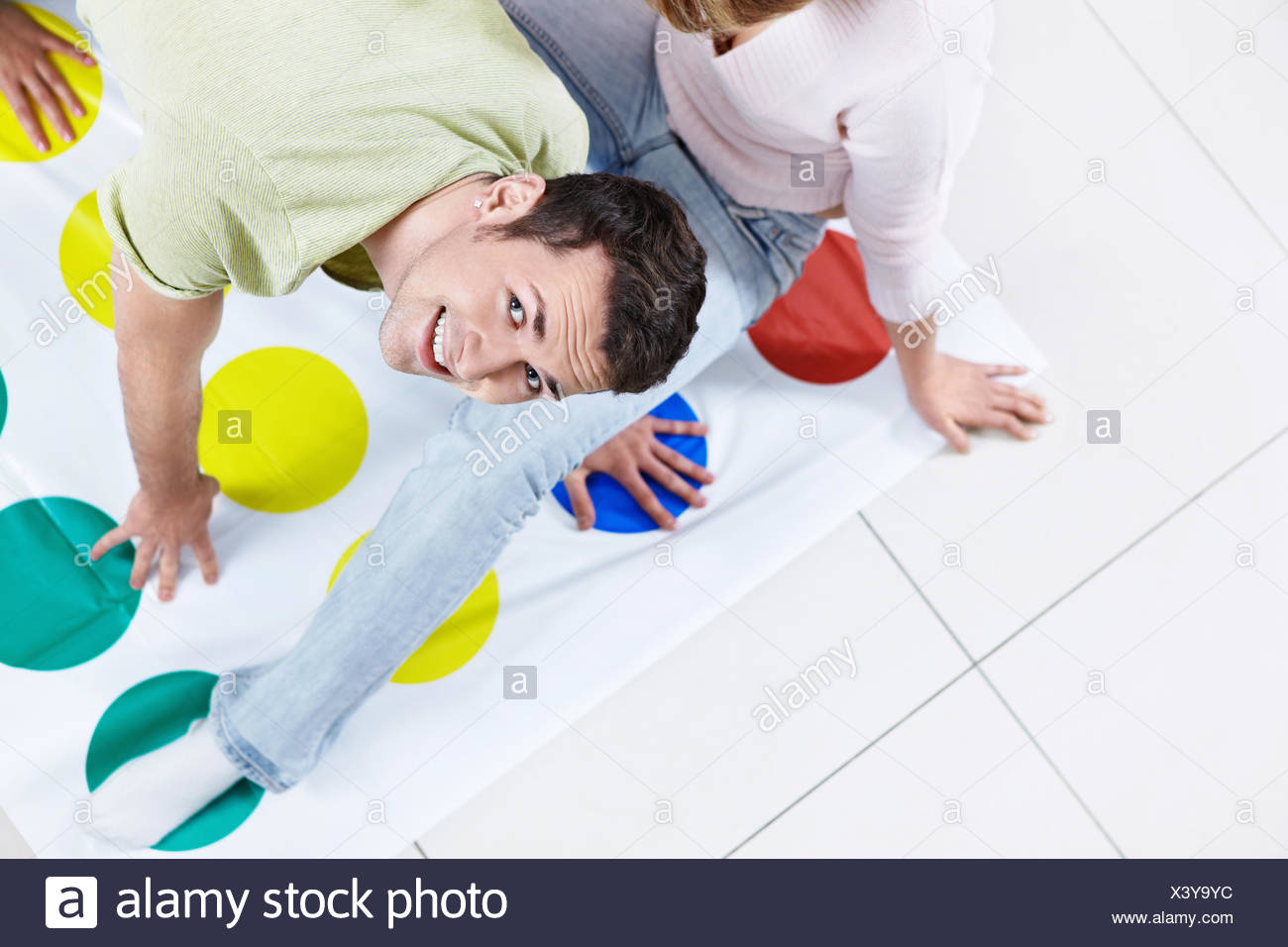 Playing Twister High Resolution Stock Photography and Images - Alamy