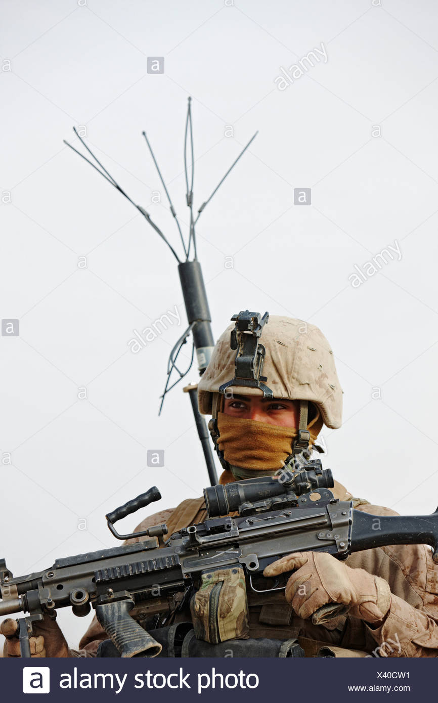 M249 Saw Squad Automatic Weapon High Resolution Stock Photography and ...