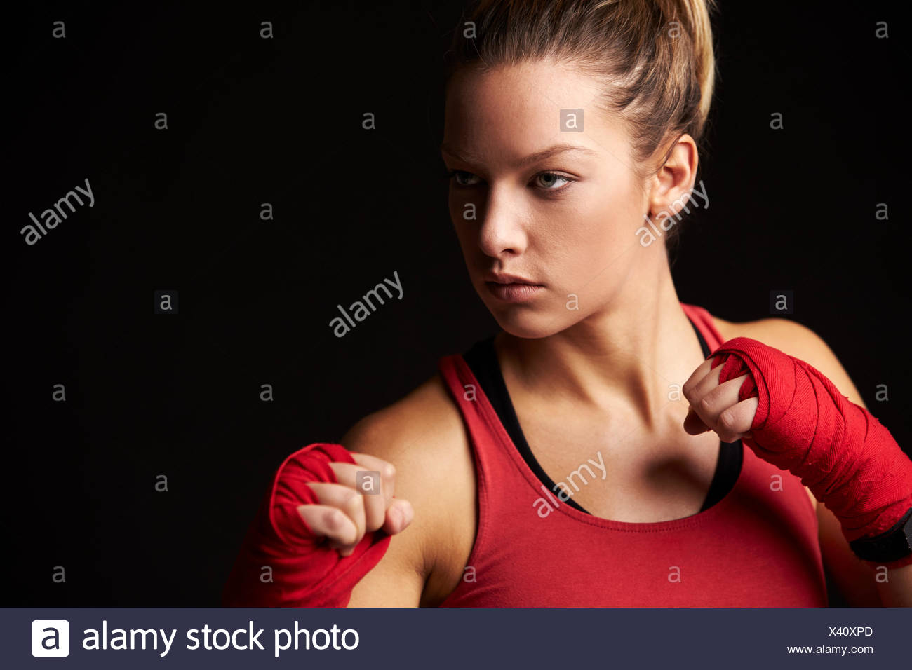 Woman In Boxing Stance High Resolution Stock Photography and Images - Alamy