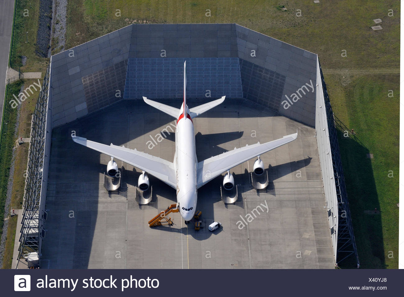 Aerial View Of Airbus A380 High Resolution Stock Photography and Images ...