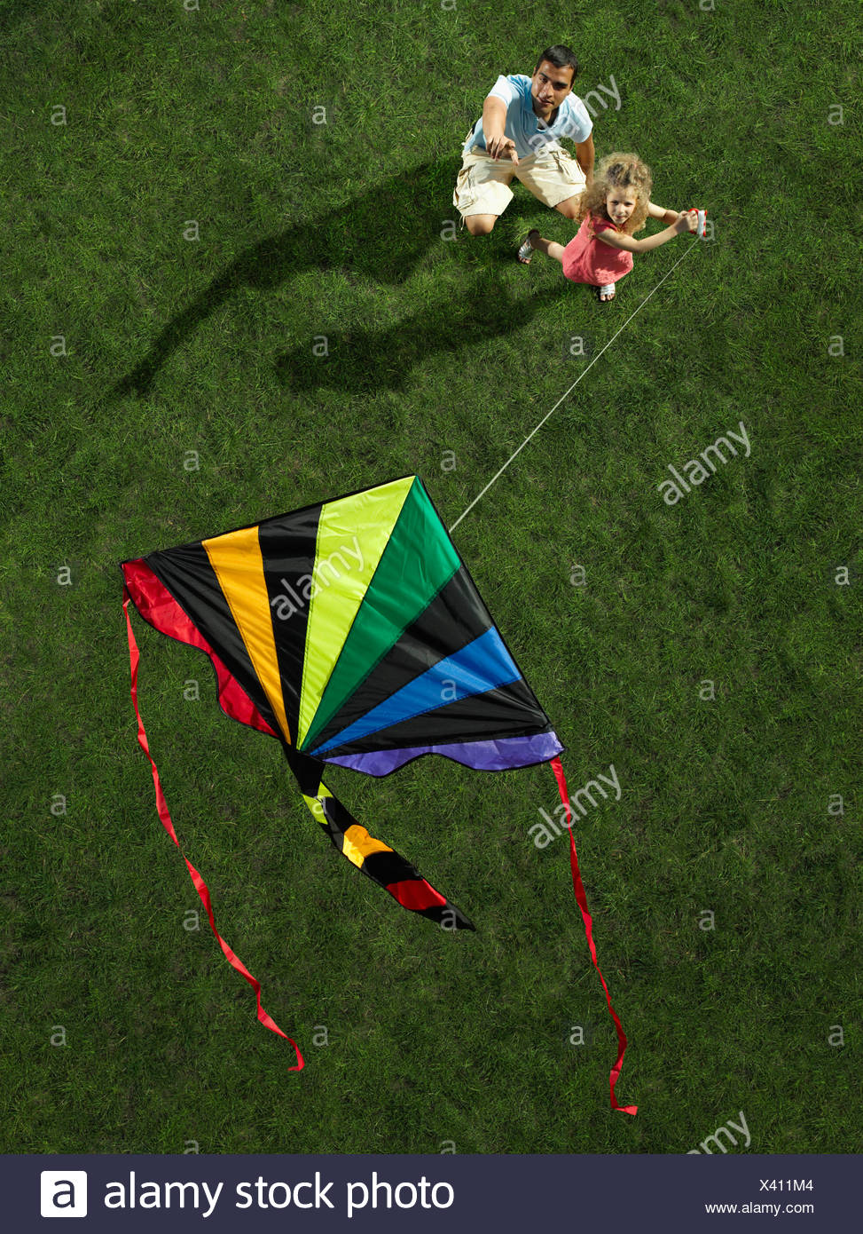 Child Kite Flying Park High Resolution Stock Photography and Images - Alamy