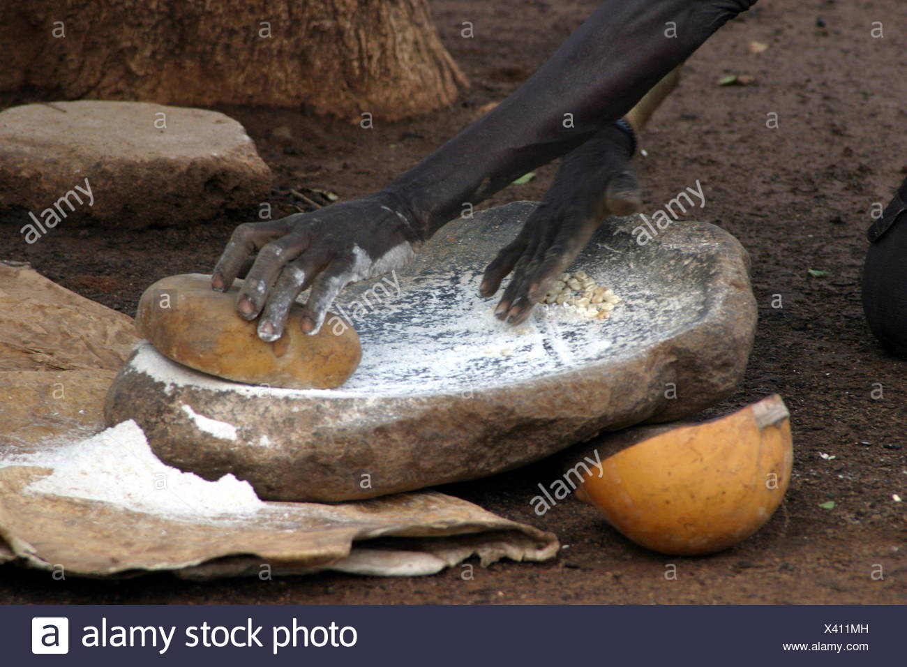 Stones To Grind Grain Stock Photos & Stones To Grind Grain Stock Images ...