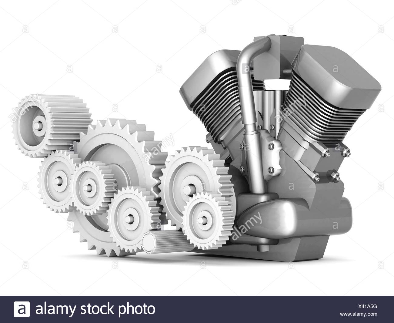 Chromed Engine High Resolution Stock Photography and Images - Alamy