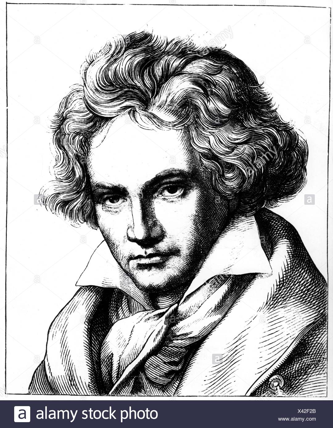Beethoven Portrait Black and White Stock Photos & Images - Alamy