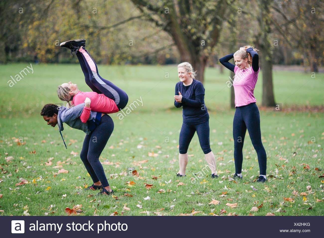 Group Exercises High Resolution Stock Photography and Images - Alamy
