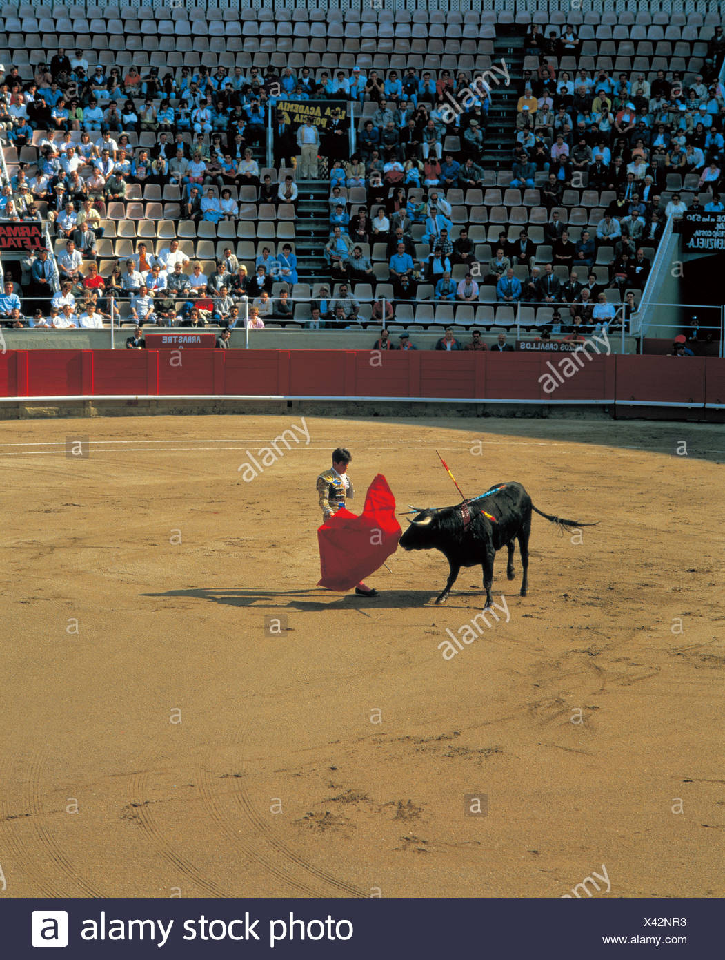 Bullfighting Red Cloth Stock Photos & Bullfighting Red Cloth Stock ...