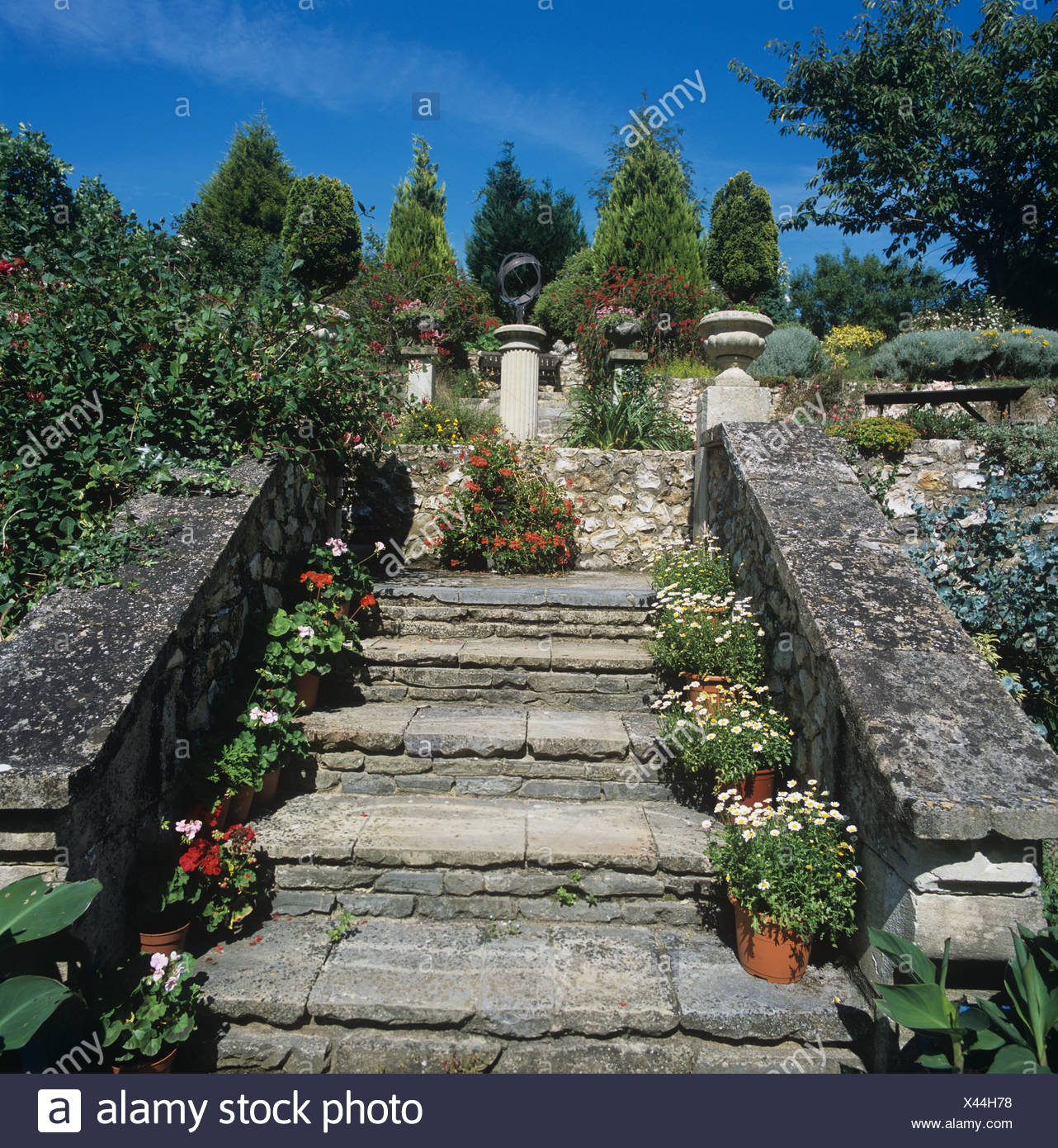Garden Stone Steps High Resolution Stock Photography and Images - Alamy