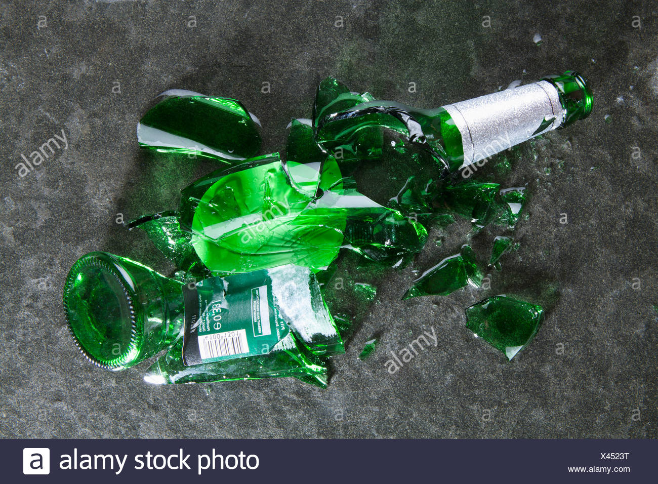 Alcohol Bottle Smashed Stock Photos & Alcohol Bottle Smashed Stock ...