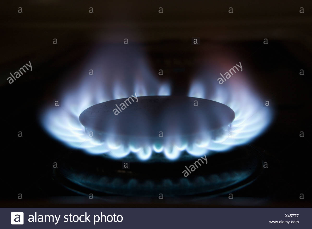 Blue Gas Stove High Resolution Stock Photography and Images - Alamy