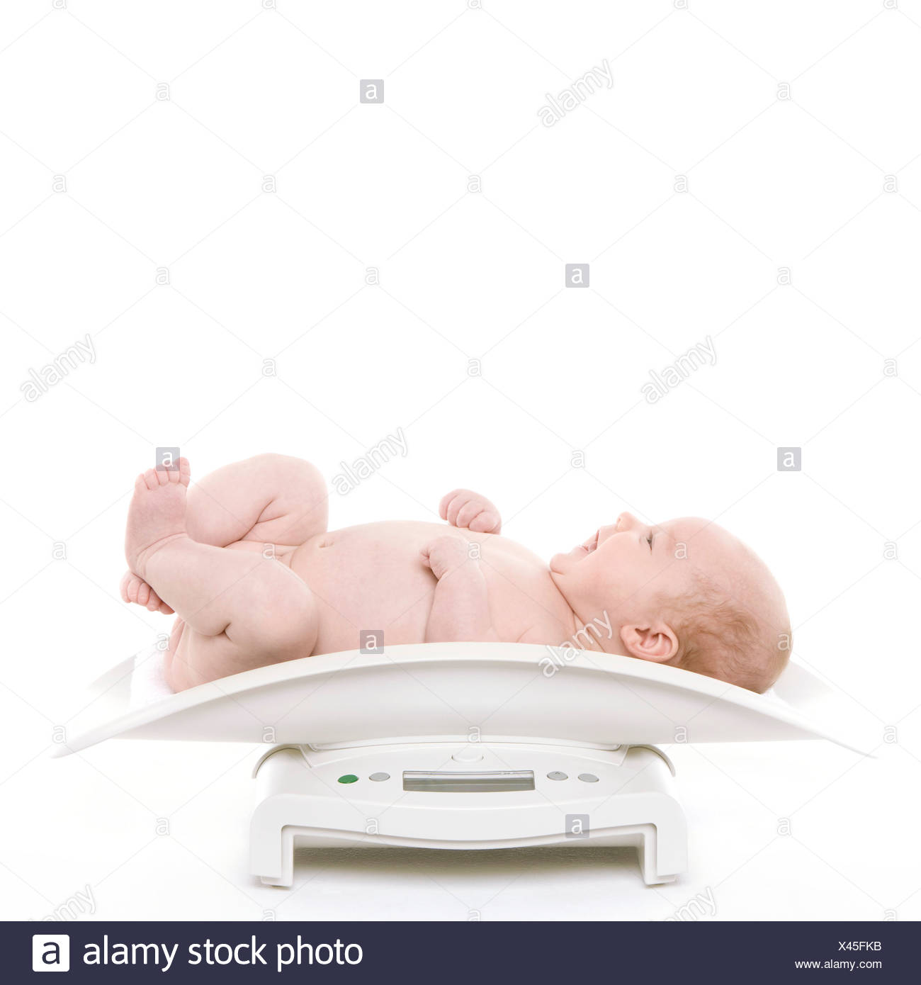 Baby Being Weighed Stock Photos & Baby Being Weighed Stock Images - Alamy