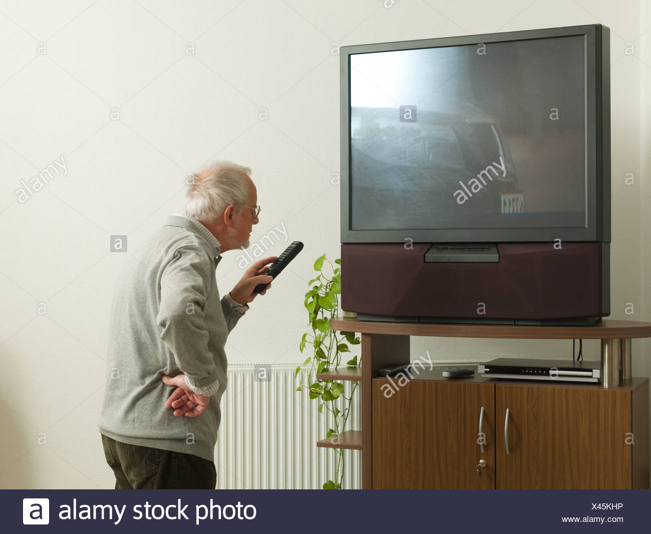 Confused Old Man Indoors High Resolution Stock Photography and Images ...