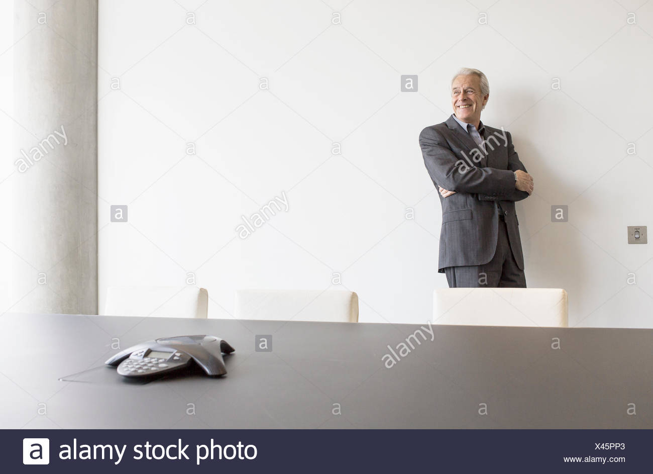 Business Man Standing Looking Over Room Stock Photos & Business Man ...