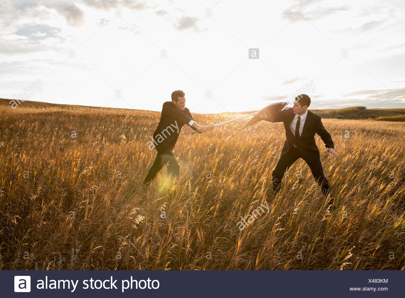 Three Business People Fighting Stock Photos & Three Business People ...