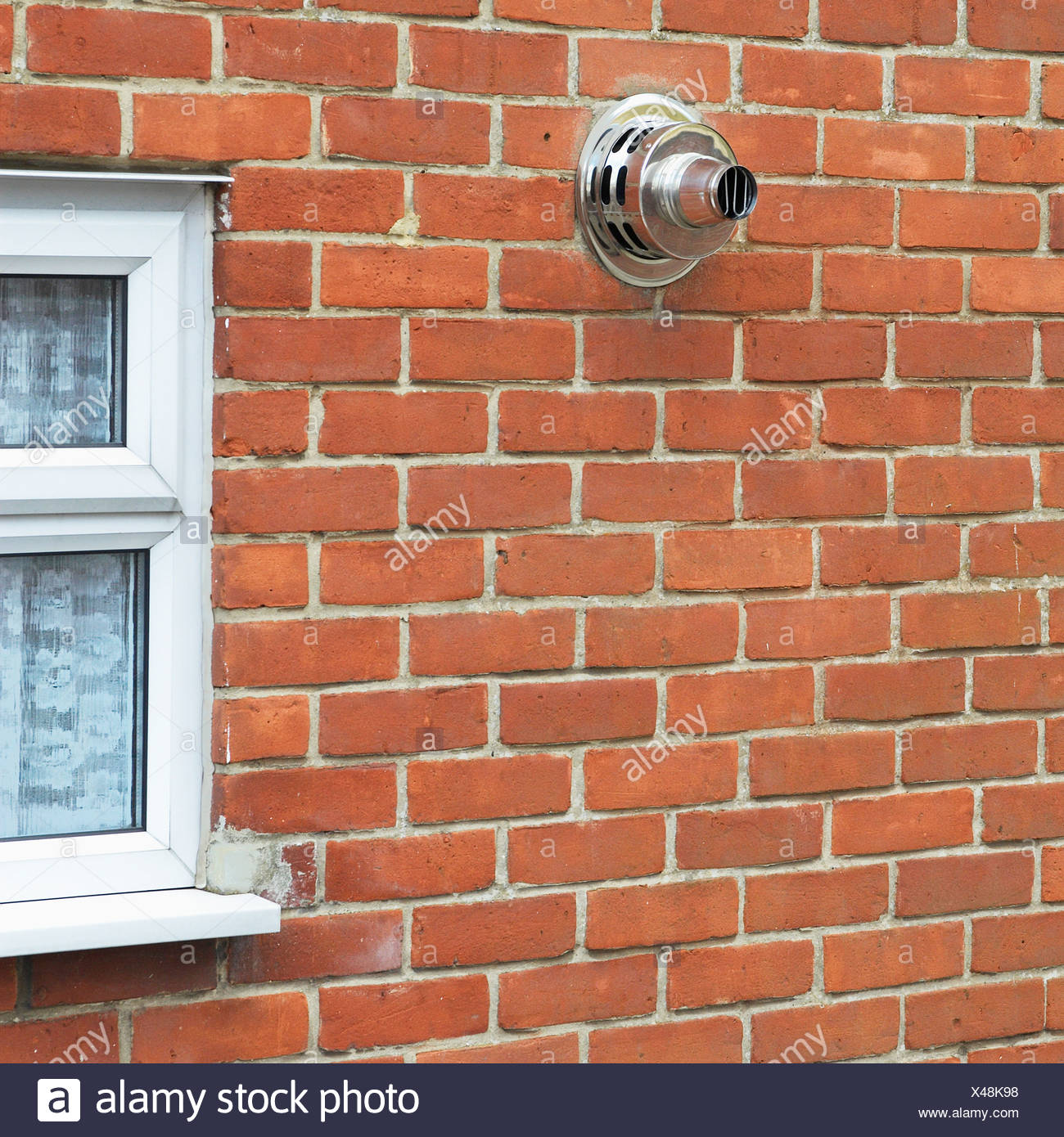 Brick Wall With Air Vent Stock Photos & Brick Wall With Air Vent Stock ...
