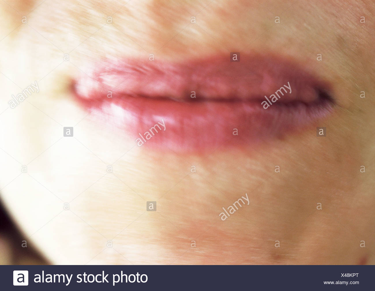 Close Up Mouth Pout Adult Stock Photos & Close Up Mouth Pout Adult ...