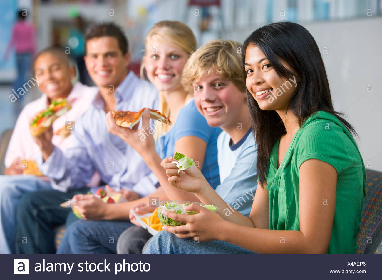 Pupils Having Lunch At High Resolution Stock Photography and Images - Alamy