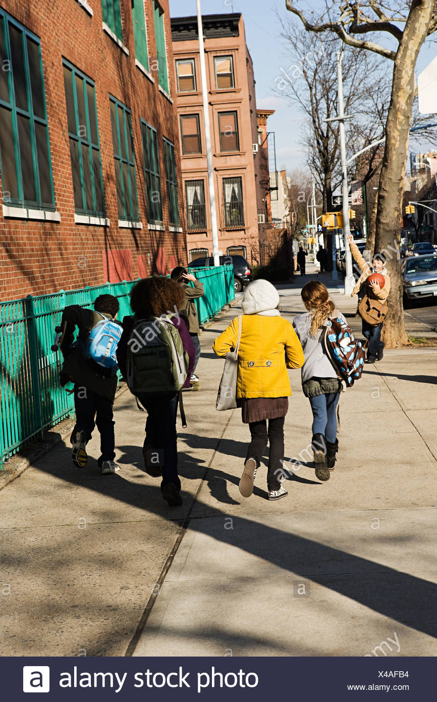 Walking School Children High Resolution Stock Photography and Images ...