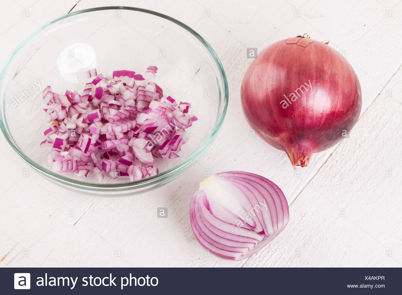 Diced Red Onion Stock Photos & Diced Red Onion Stock Images - Alamy