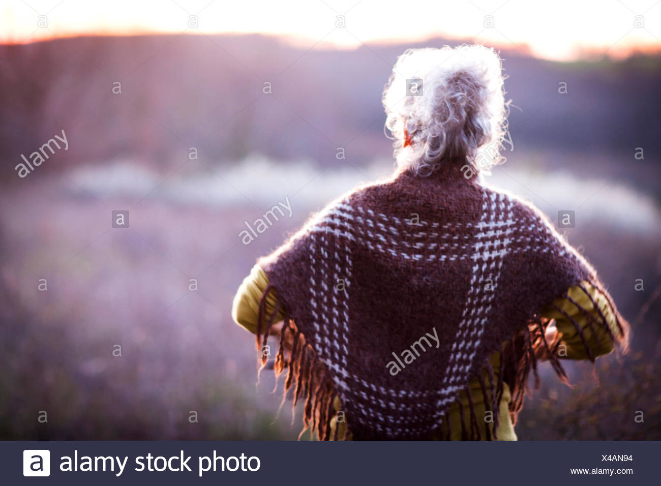 Woman Watching Nature High Resolution Stock Photography and Images - Alamy