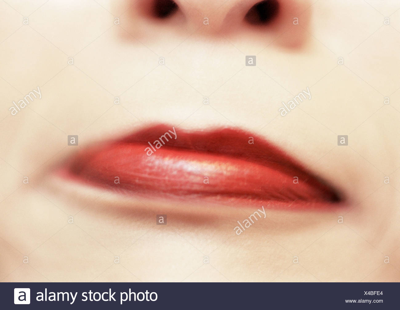 Close Up Mouth Pout Adult Stock Photos & Close Up Mouth Pout Adult ...