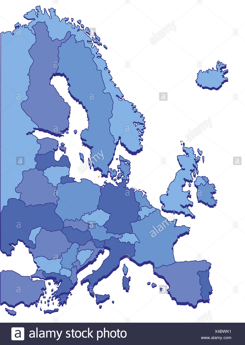 Europe Maps High Resolution Stock Photography and Images - Alamy
