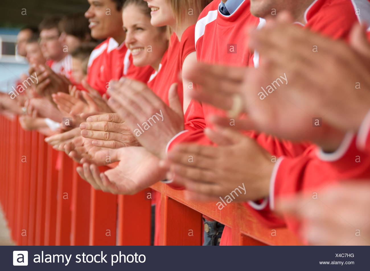 Football Fans Crowd Clapping High Resolution Stock Photography and ...
