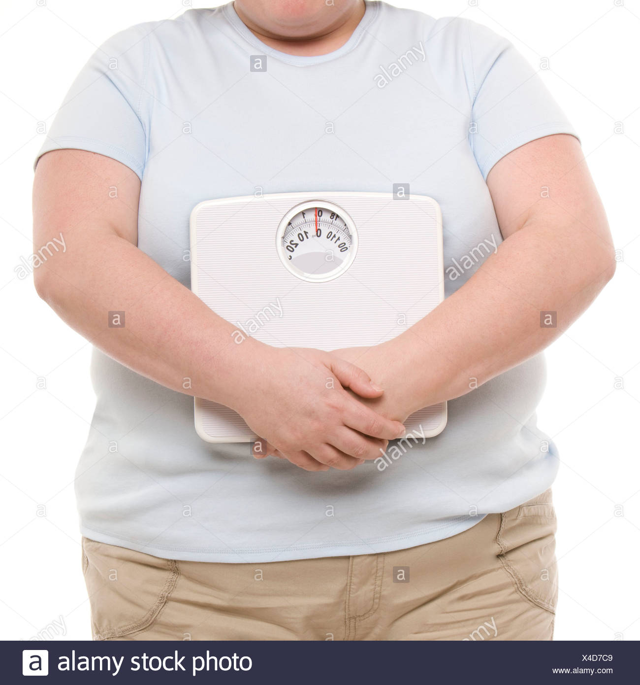 Woman Obesity Overweight 30s High Resolution Stock Photography and ...