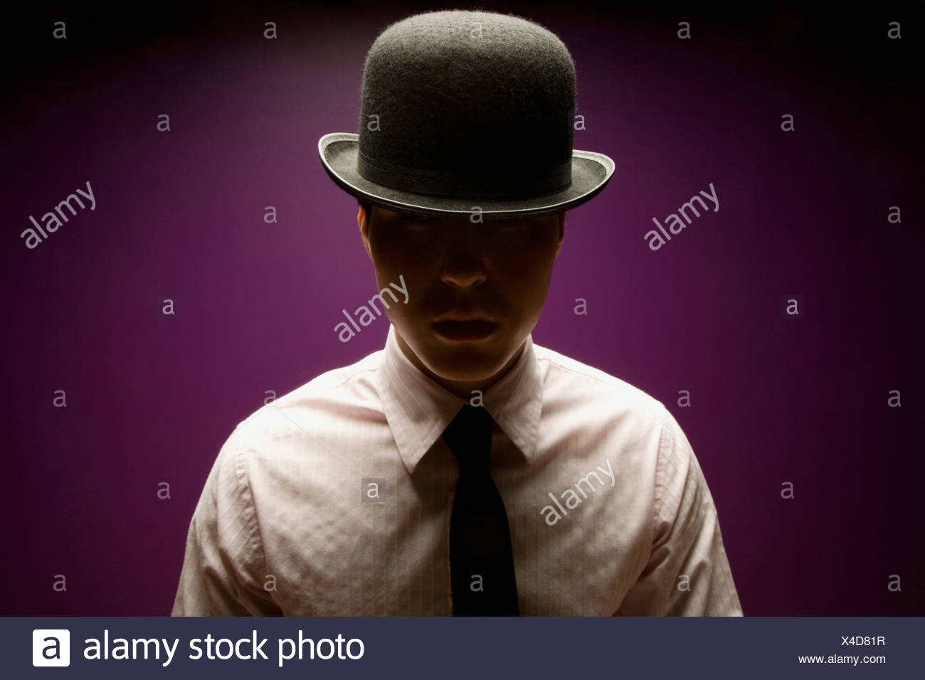 Man Wearing Top Hat Shadow High Resolution Stock Photography and Images ...