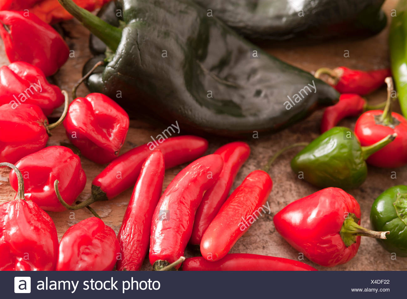 Chilli Varieties Stock Photos & Chilli Varieties Stock Images - Alamy