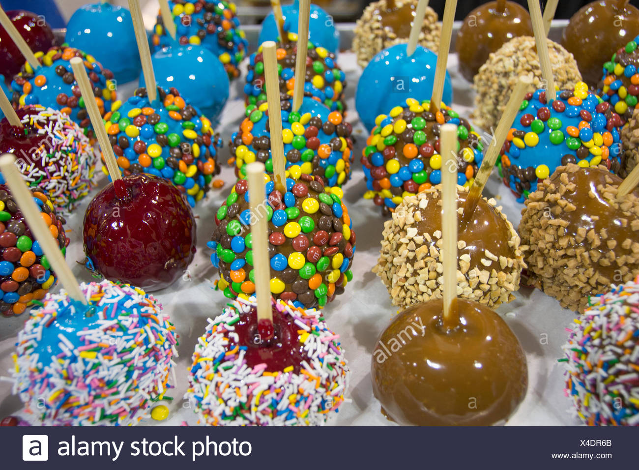 Candy Apples High Resolution Stock Photography and Images - Alamy