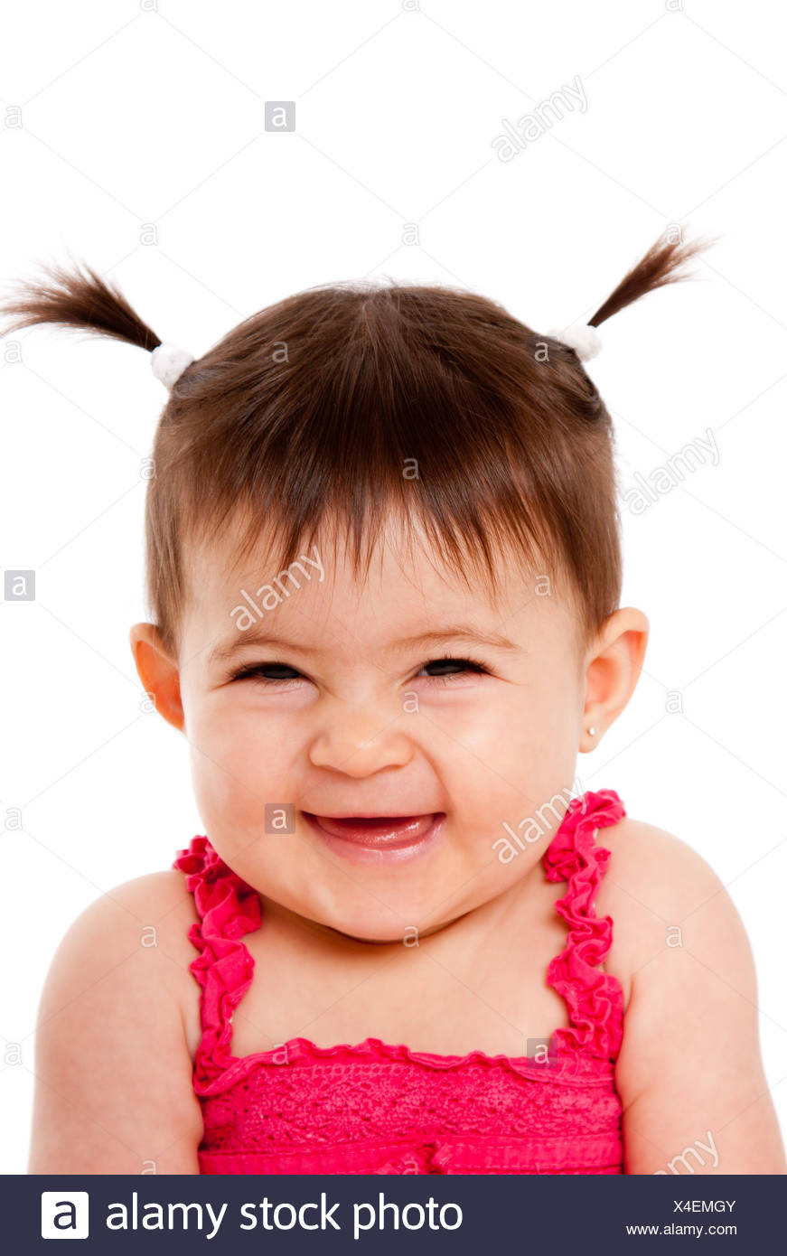 Giggling Face High Resolution Stock Photography and Images - Alamy