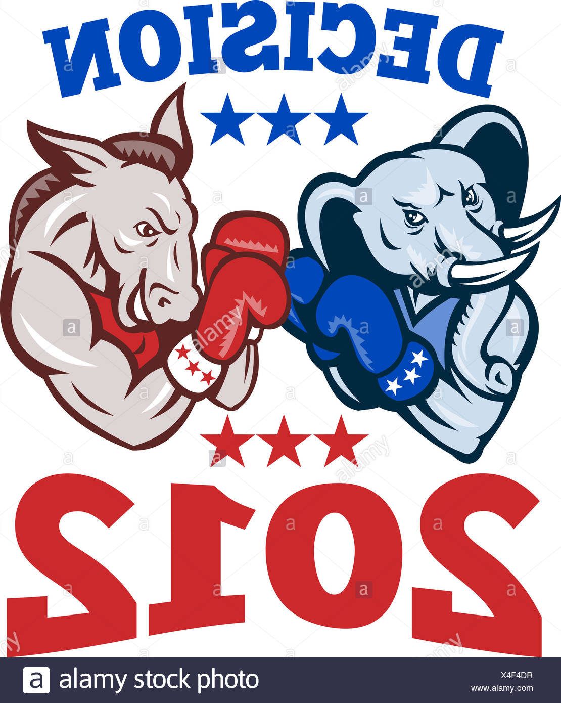 Political Donkey Elephant High Resolution Stock Photography and Images ...
